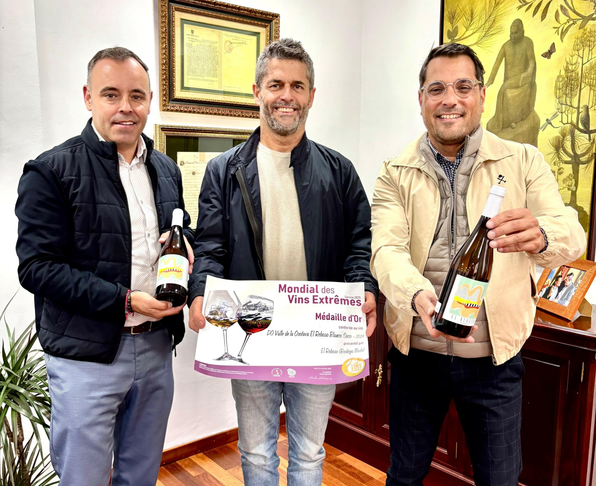La bodega realejera Illada y su vino ‘El Reboso’ Medalla de Oro del ...